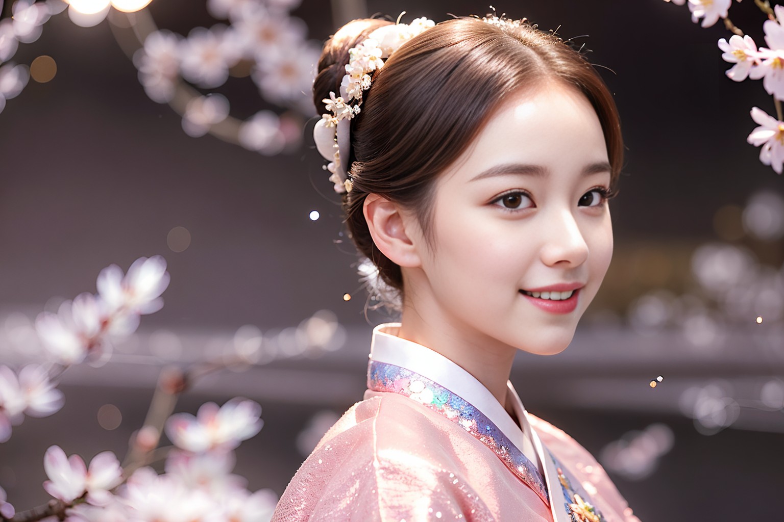 Hanbok by Ai model korea